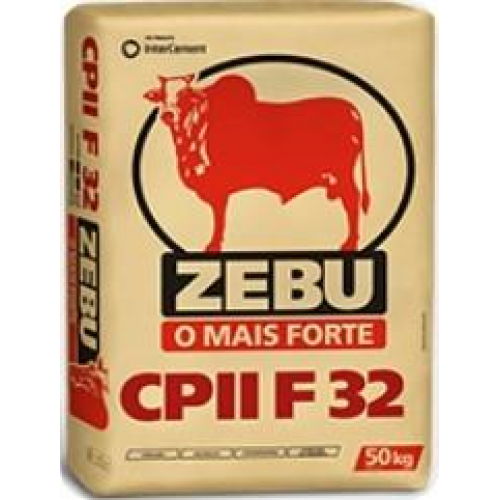 CIMENTO CP II-F 32 ZEBU USO GERAL 50KG