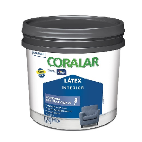 TINTA CORALAR LÁTEX ACRÍLICA + ECONÔMICO 15 LITROS BALDE(PAREDEX)